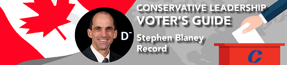 Stephen Blaney - record